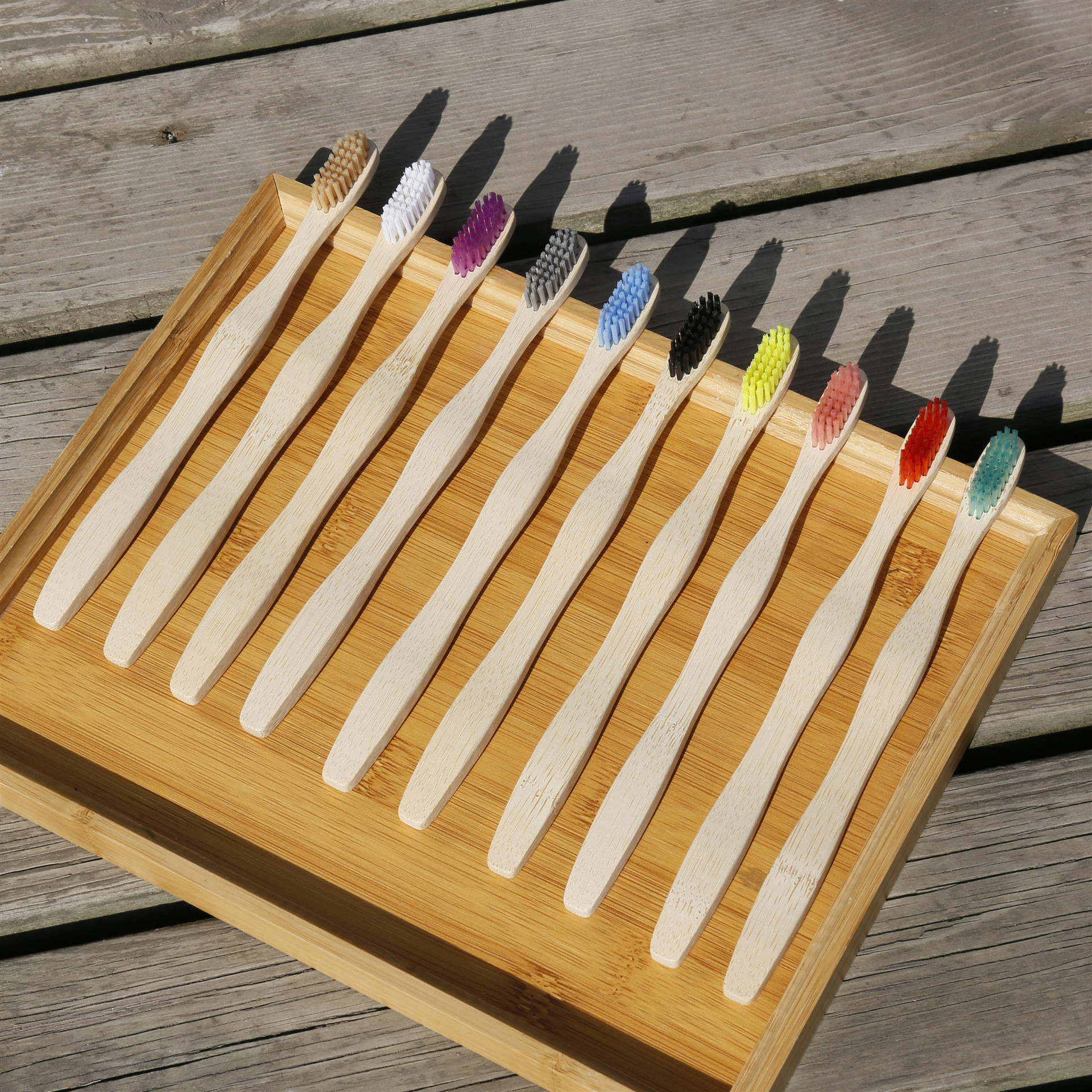 Bamboo toothbrush material and strengths