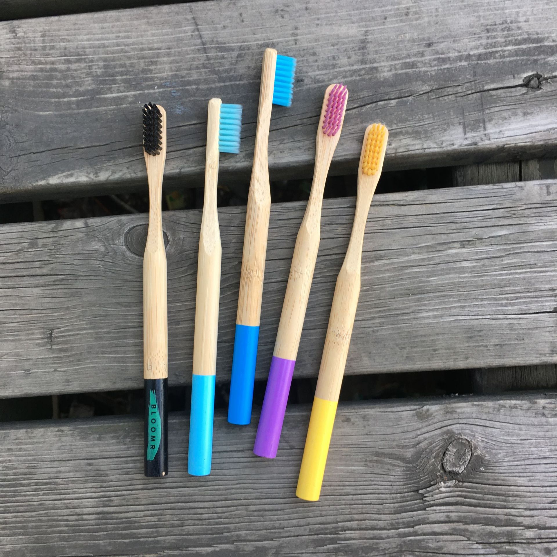 Colored Nylon Soft Bamboo Toothbrush | Custom Eco Toothbrush Factory