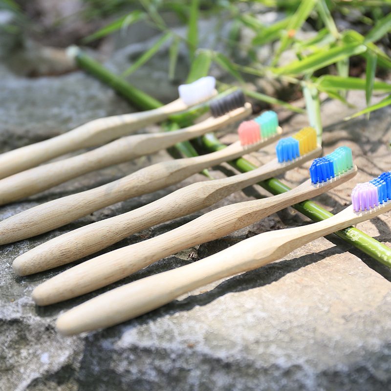 Pointed wave bamboo toothbrush | Bamboo Toothbrush Manufacturer