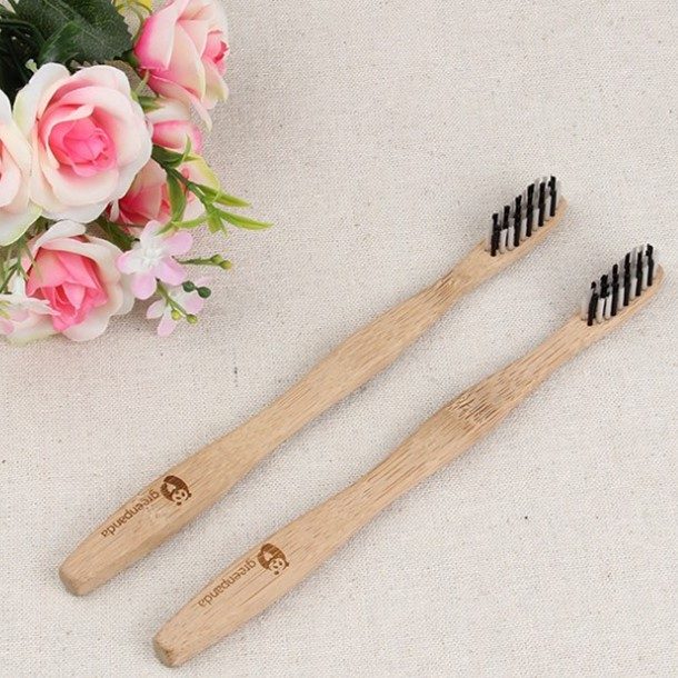 Flat doll head bamboo toothbrush | Bamboo Toothbrush Manufacturer