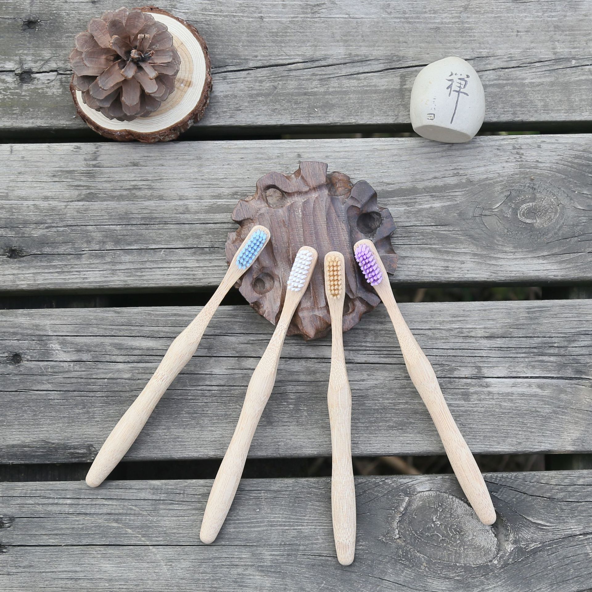 New Hoist Handle Bamboo Toothbrush | Ergonomic Eco Toothbrush