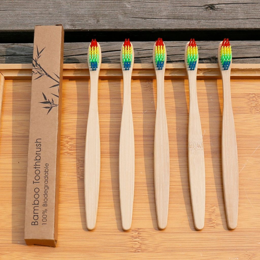 Rainbow bamboo toothbrush | Bamboo Toothbrush Manufacturer