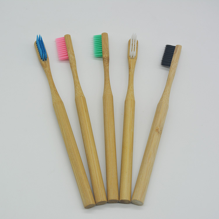 Round stick bamboo toothbrush | Bamboo Toothbrush Manufacturer