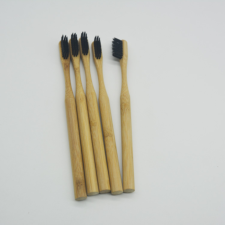 Round stick bamboo toothbrush | Bamboo Toothbrush Manufacturer