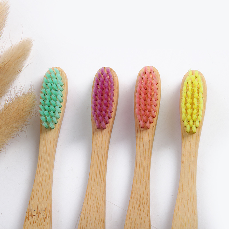 Sharpening brushed bamboo crank toothbrush