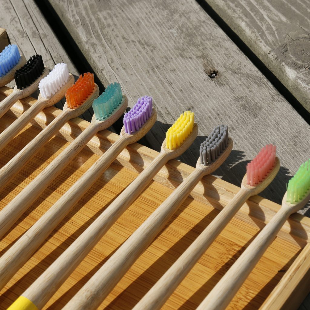 Eco-Friendly Small Cone Bamboo Toothbrush | Custom Wooden Toothbrush