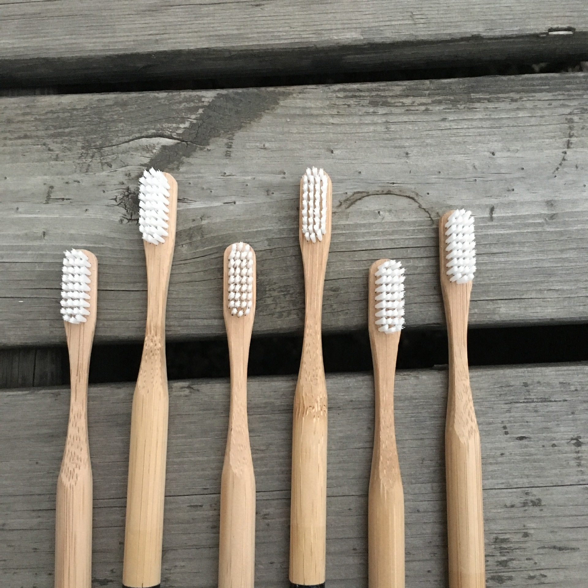 Two-Color Bamboo Wood Toothbrush | Eco Custom Toothbrush